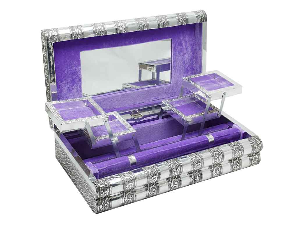 Box Jewellery Metal Lilac 15X8 Inch – Cleopatra Trading Limited