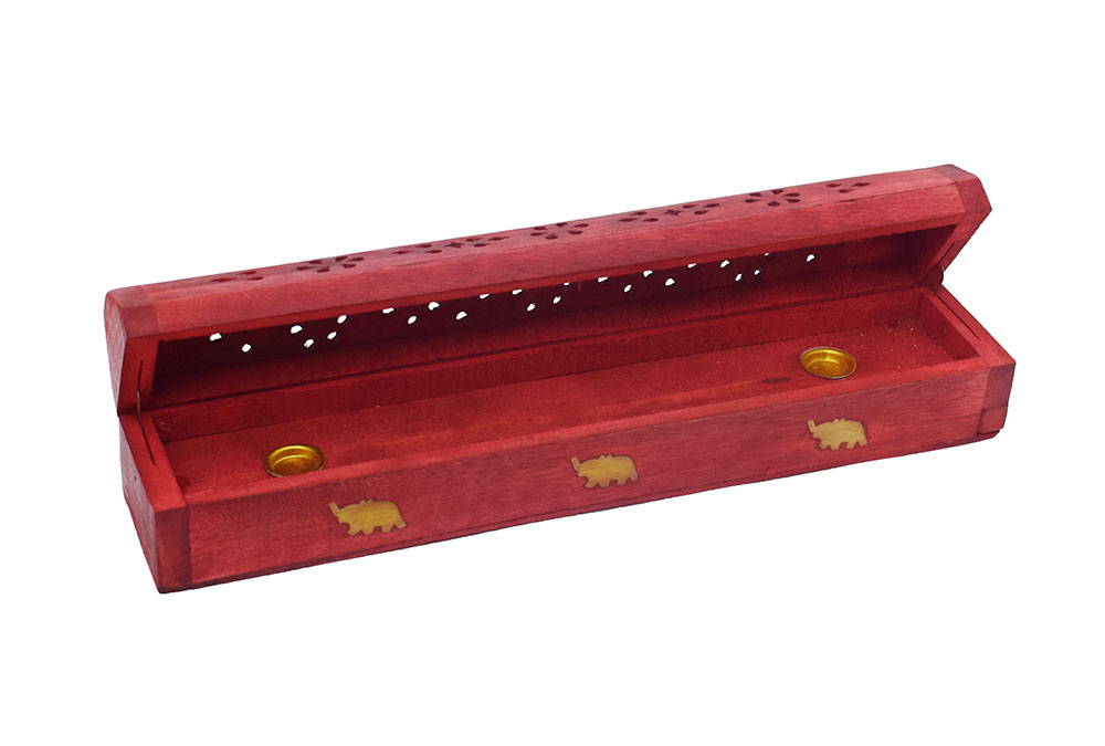 Incense Box Elephant Red – Cleopatra Trading Limited