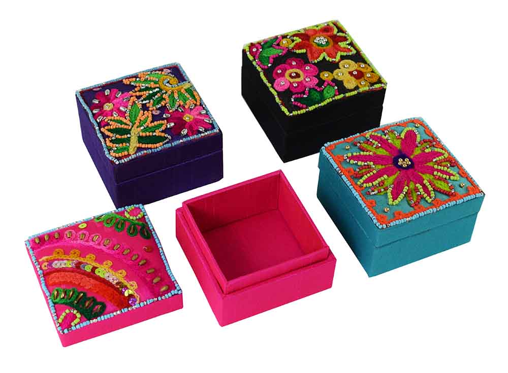 Jewellery Box Square Set Of 4 – Cleopatra Trading Limited