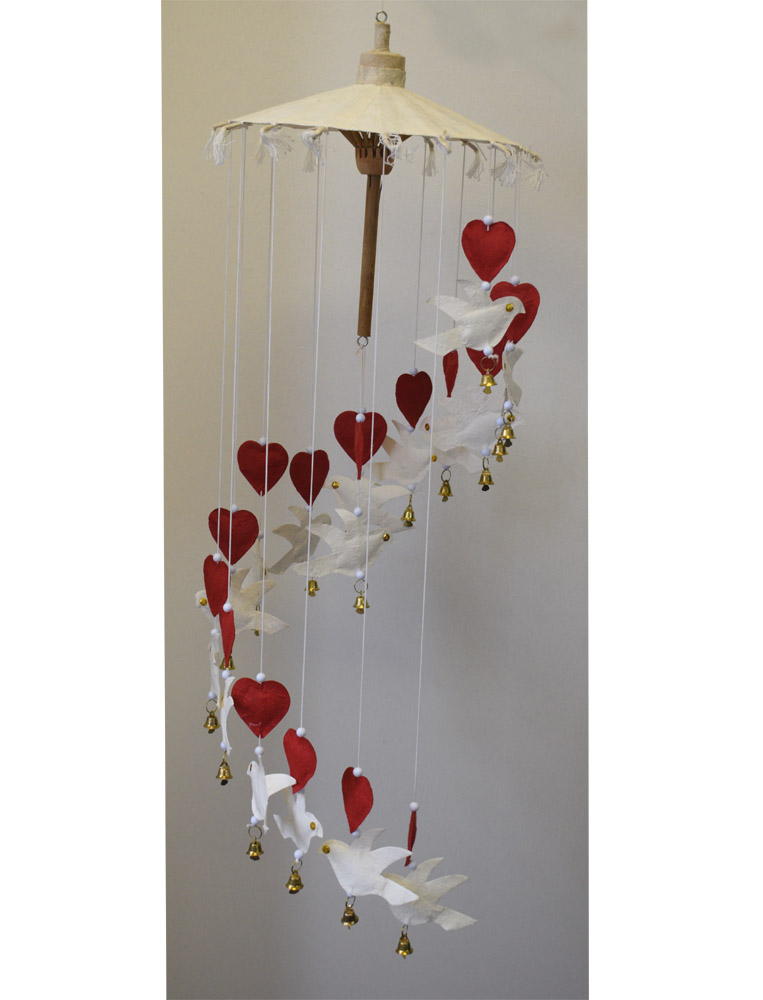 Mobile Dove With Red Heart – Cleopatra Trading Limited