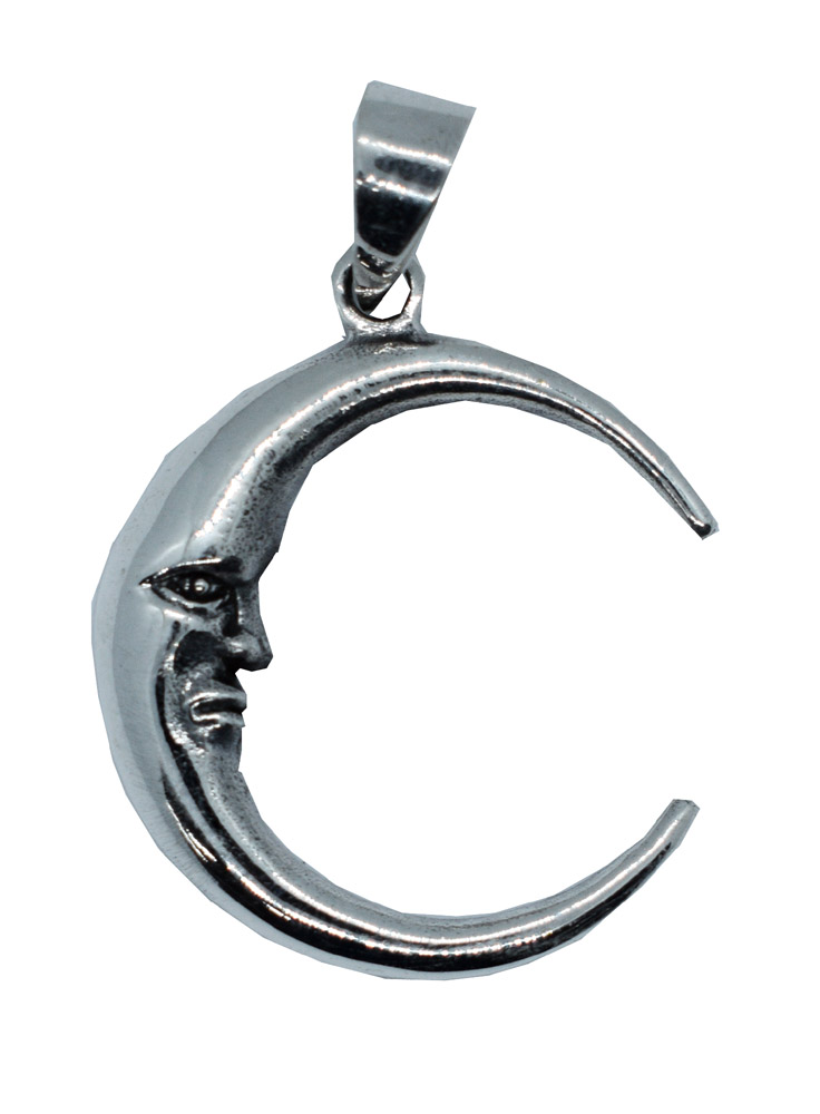 Silver Pendant Half Moon – Cleopatra Trading Limited