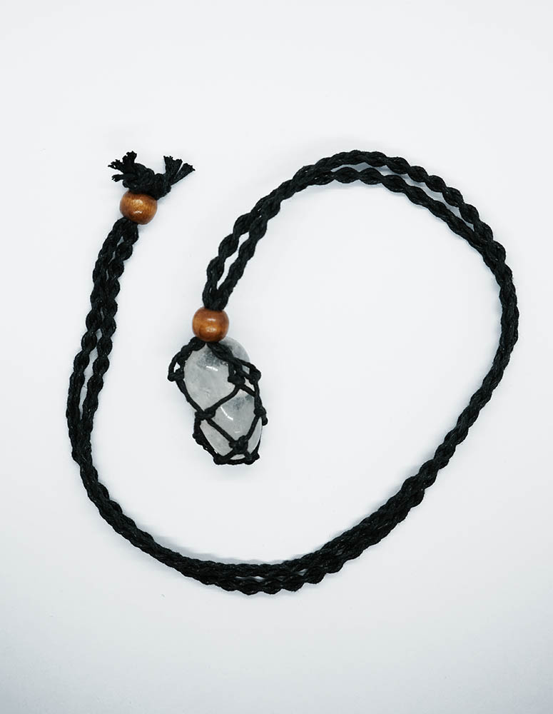 Necklace Woven For Tumble Black Small (Tumble Stone Not Included ...