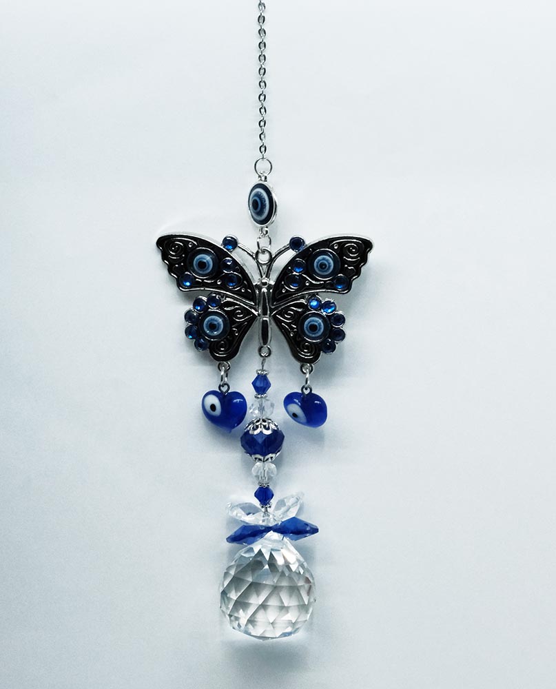 Suncatcher Evil Eye Butterfly – Cleopatra Trading Limited