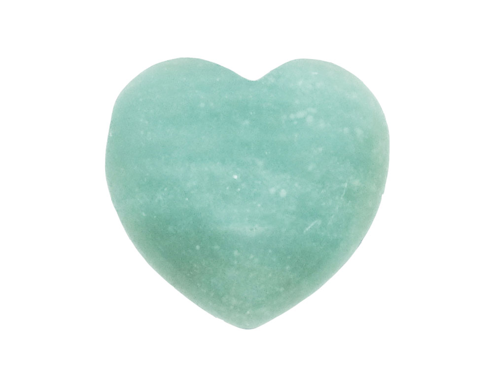 Heart Amazonite 25X25X15mm – Cleopatra Trading Limited