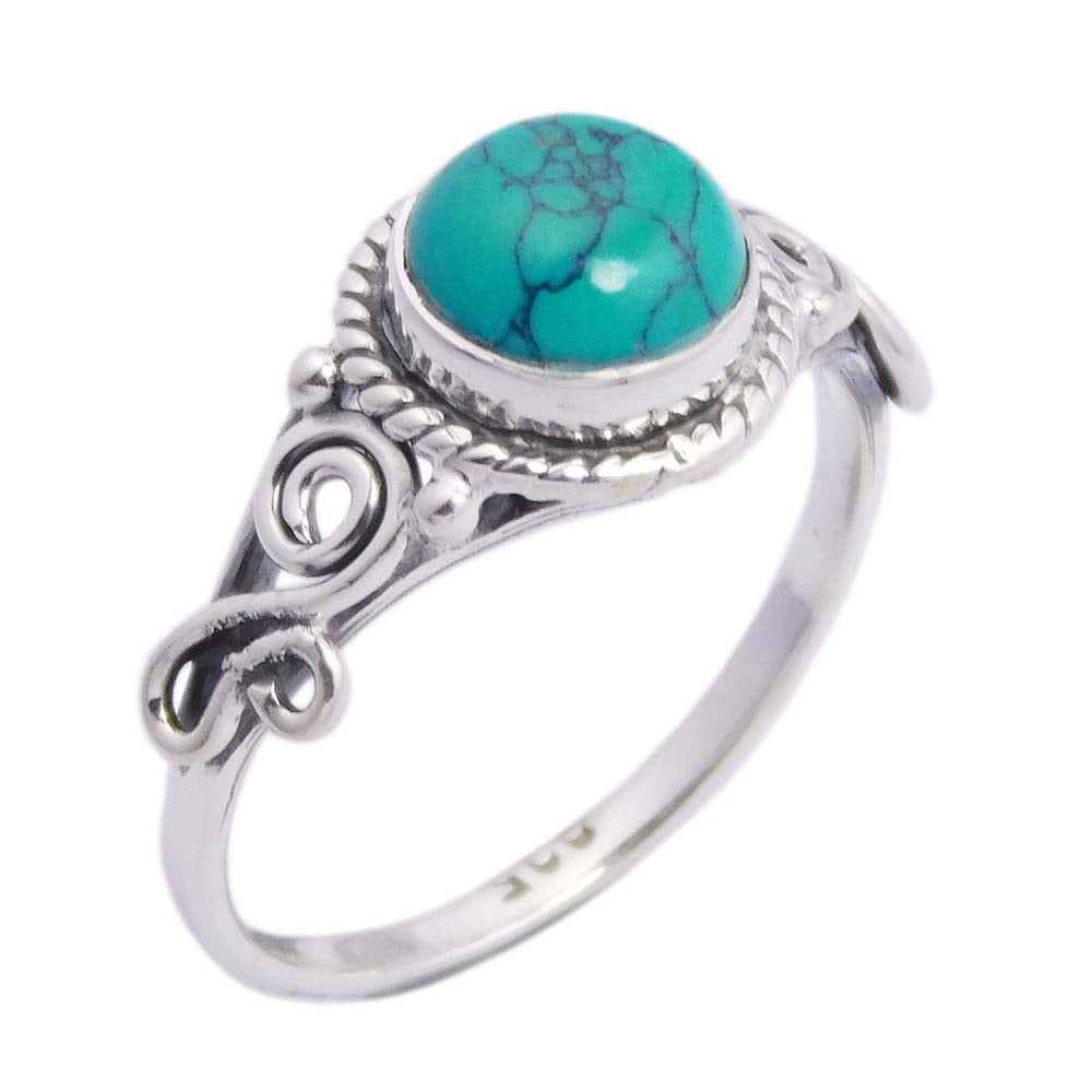 Silver Ring Turquoise Stone – Cleopatra Trading Limited